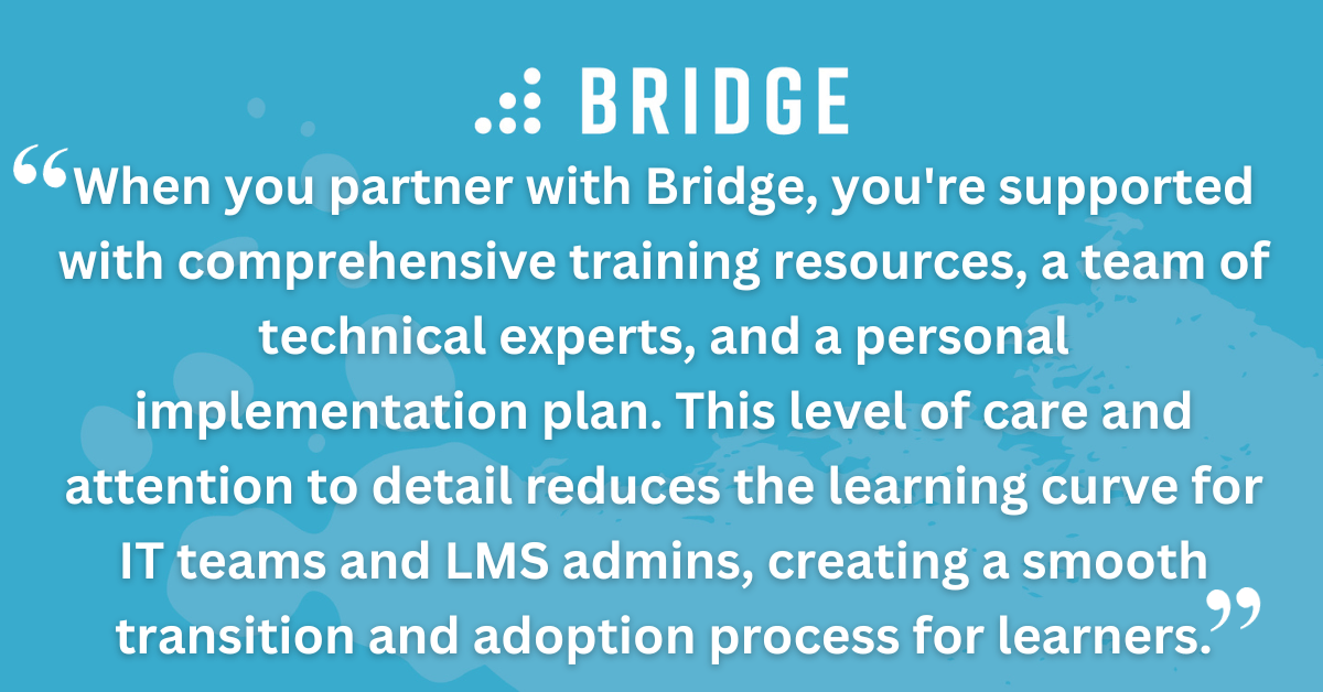 Bridge Named Corporate LMS Leader By G2 | Bridge LMS