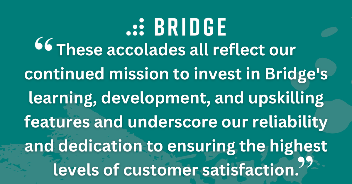 Bridge Named Corporate LMS Leader By G2 | Bridge LMS